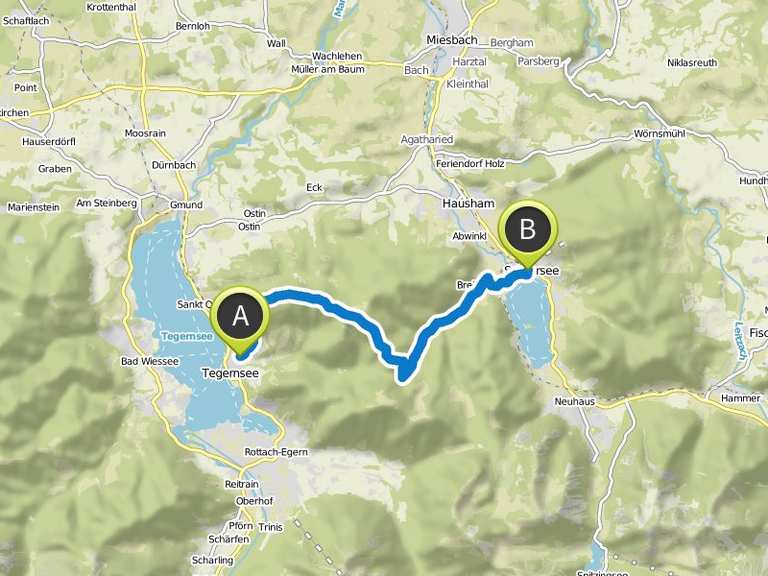 Prinzenweg Schliersee zum Tegernsee | Wanderung | Komoot