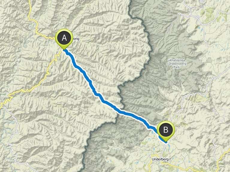 Sani Pass road | bike Tour | Komoot