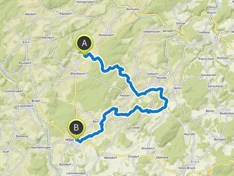 Eifelsteig - Etappe 8 Mirbach - Hillesheim | Wanderung | Komoot