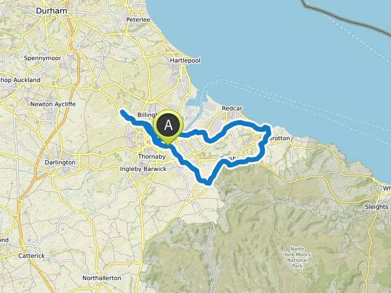 saltburn and chance meeting so guided a cycle tourist through to Thorpe ...