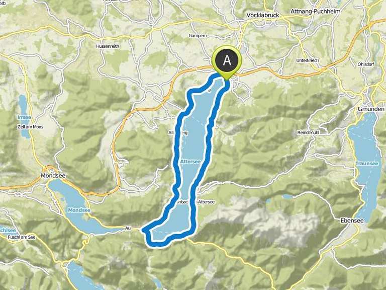 Rund um den Attersee | Rennrad-Tour | Komoot