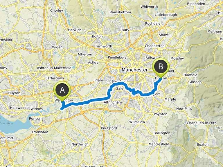 Stage 2: Warrington to Tameside – the Trans Pennine Trail | bike Tour ...