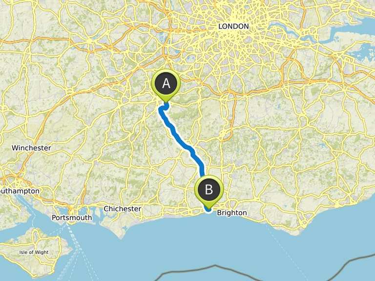 Downs Link, Guildford to Cranleigh | bike Tour | Komoot