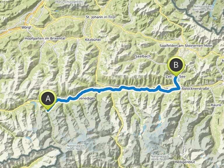 Etappe 1: Von Krimml nach Zell am See – der Tauernradweg | bike Tour ...