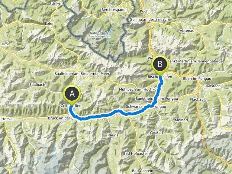 Etappe 2: Von Zell am See nach Bischofshofen – der Tauernradweg | bike ...