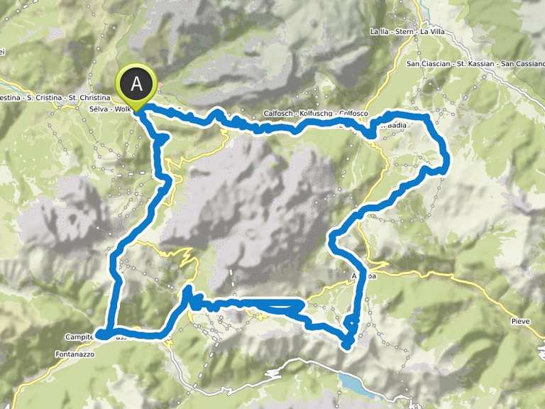 Sella Ronda - A Woahnsinn 🏔🔭☀️ | Mountainbike-Tour | Komoot