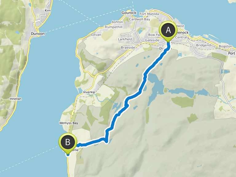 Drumfrochar to Wemyss Bay (Train Station to Train Station) | hike | Komoot
