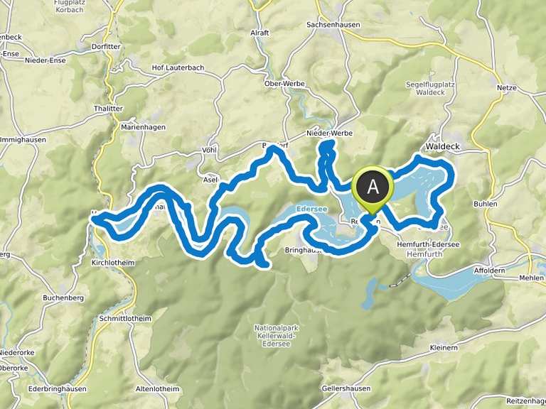 Edersee Rundweg | Fahrradtour | Komoot