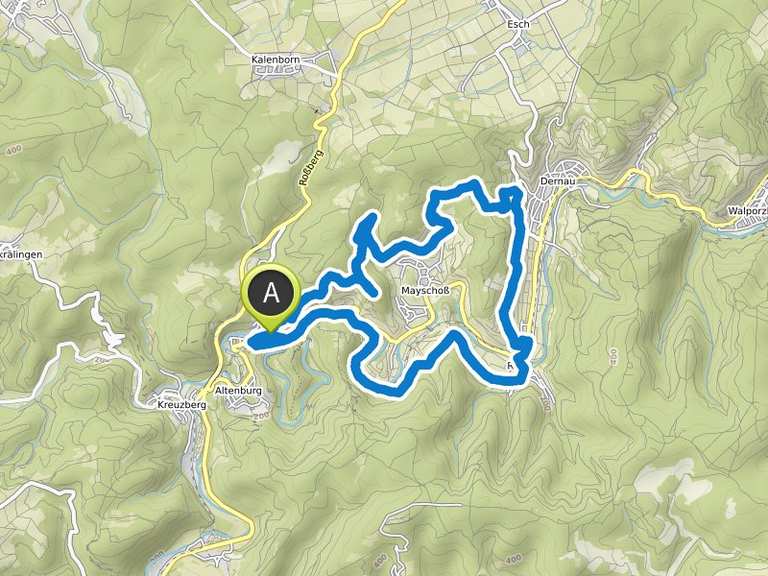 Rotweinwanderweg, Altenahr, Mayschoß, Dernau, Rech, Altenahr ...