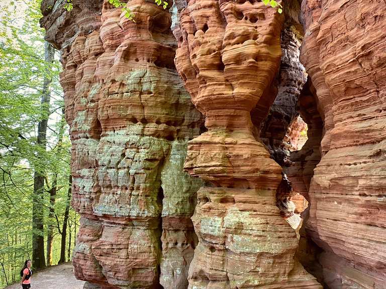 DE - Rheinland Pfalz - Eppenbrunn - Altschlosspfad - Hohler Felsen ...