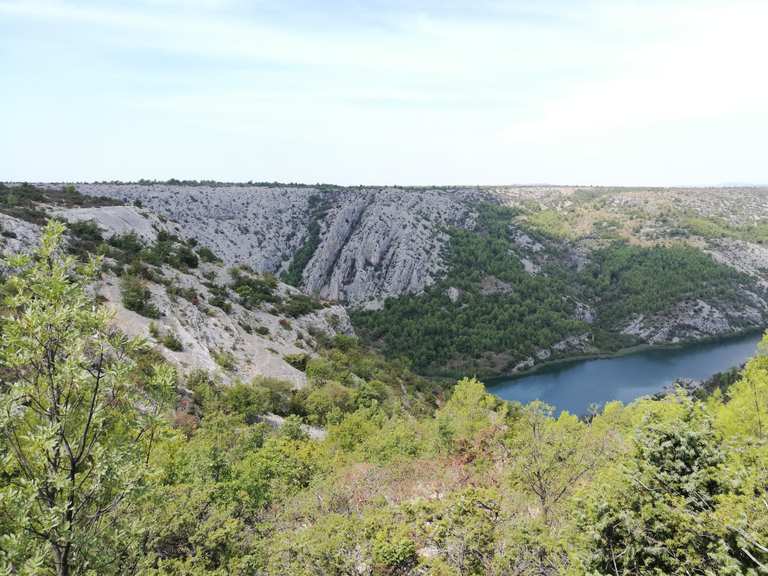 Stinice - Roski slap - Ozidana pecina | Wanderung | Komoot