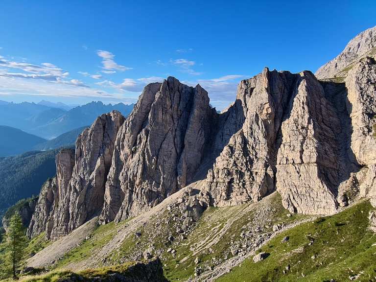 Rif. Coldai - Rif. Tissi - Rif. Vazzoler - Rif. Capanna Trieste with ...